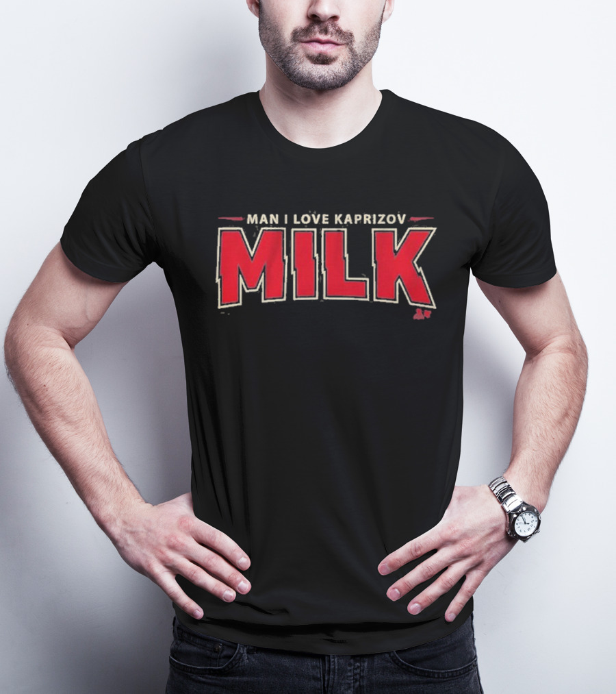 Man I Love Kaprizov MILK T-Shirt