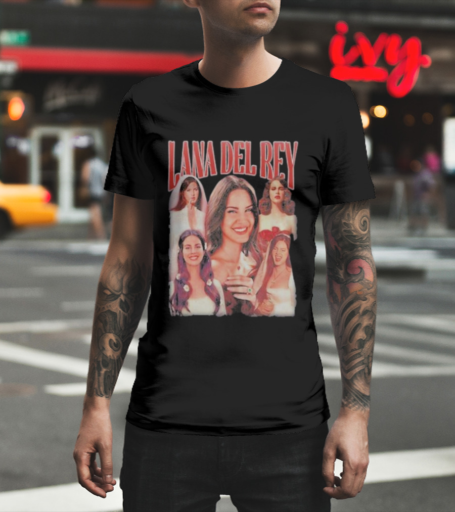 Lana Del Rey Iconic Collage T-Shirt
