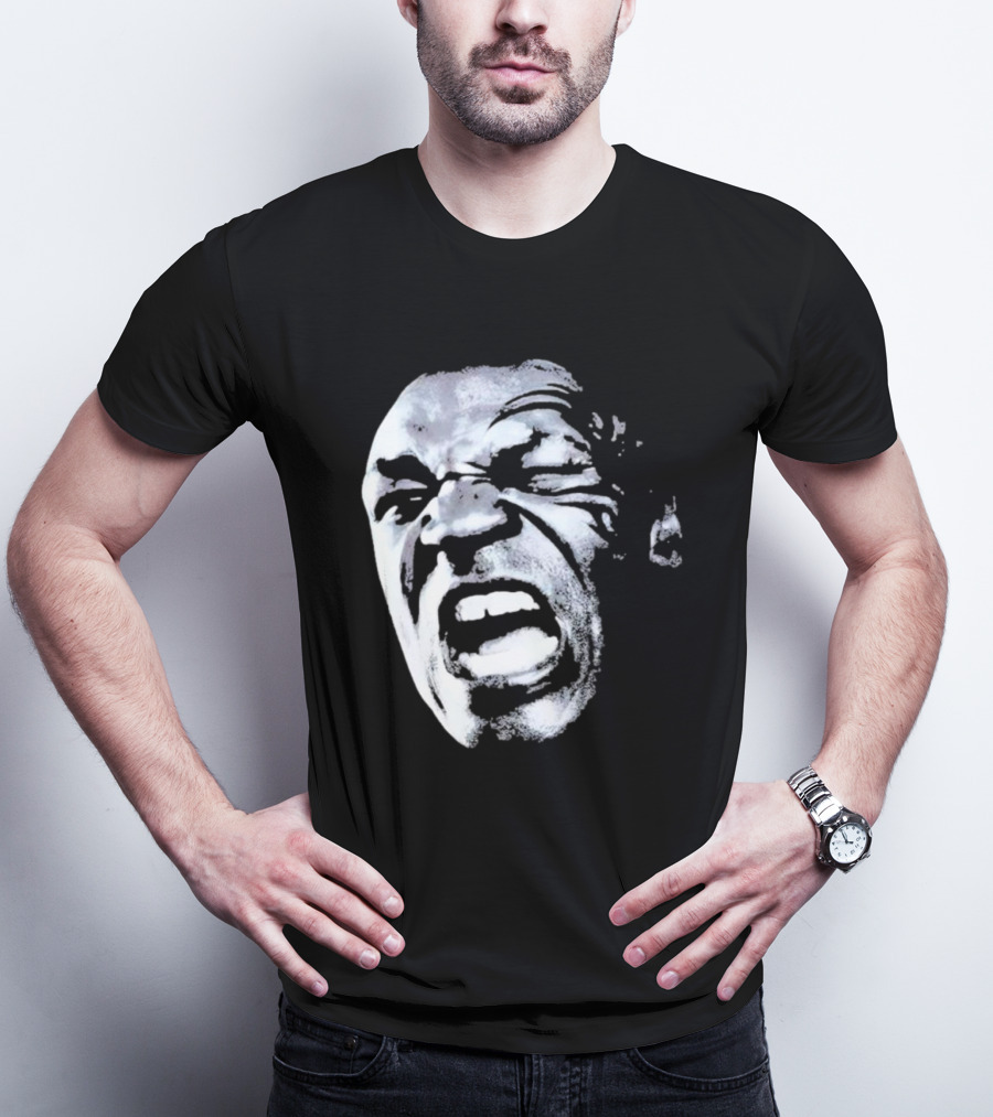 Lean And Mean Mike Tyson Expression Face T-Shirt