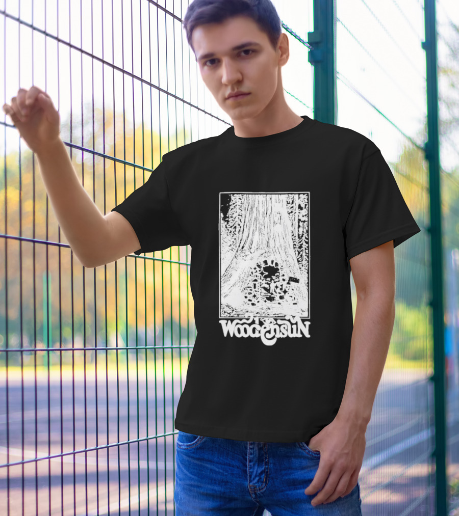 Woodensun Enchanted Realm Beneath The Giant Tree T-Shirt