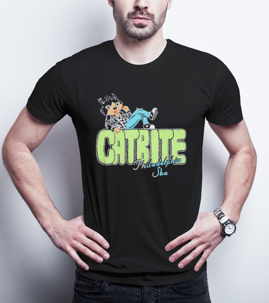 Cool Catbite Philadelphia Ska 2.0 Mineral Wash T-Shirt