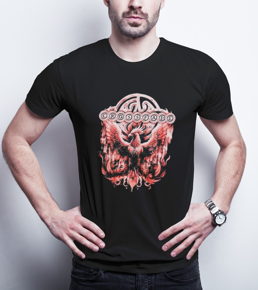 Crossfade Rising Phoenix Flame T-Shirt