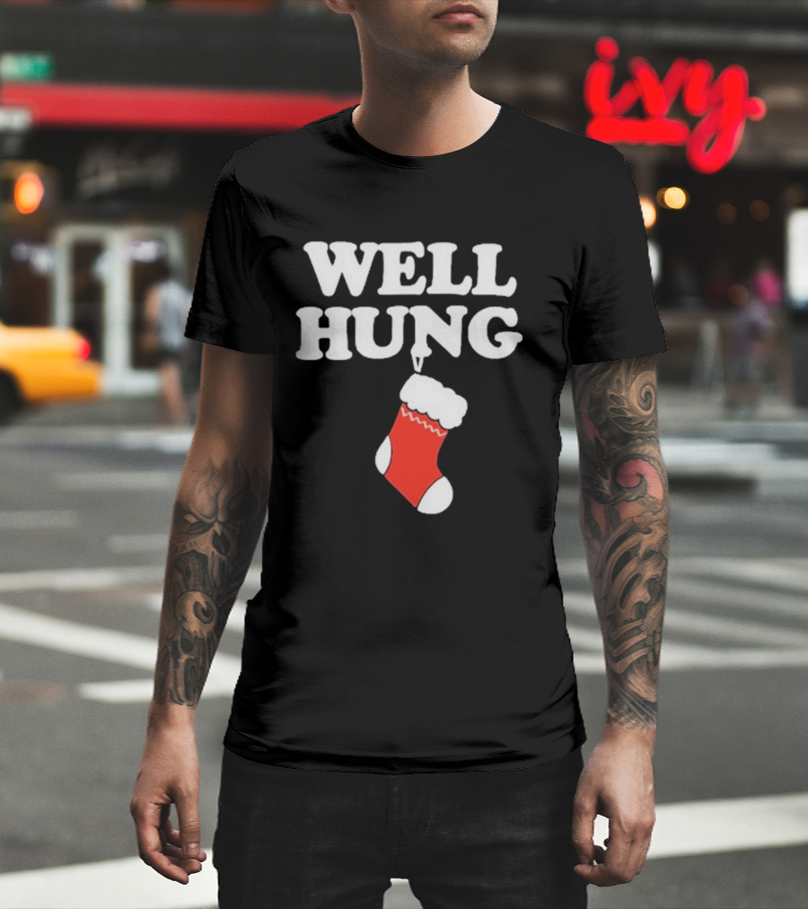 Danny Duncan Well Hung Holiday Stocking T-Shirt