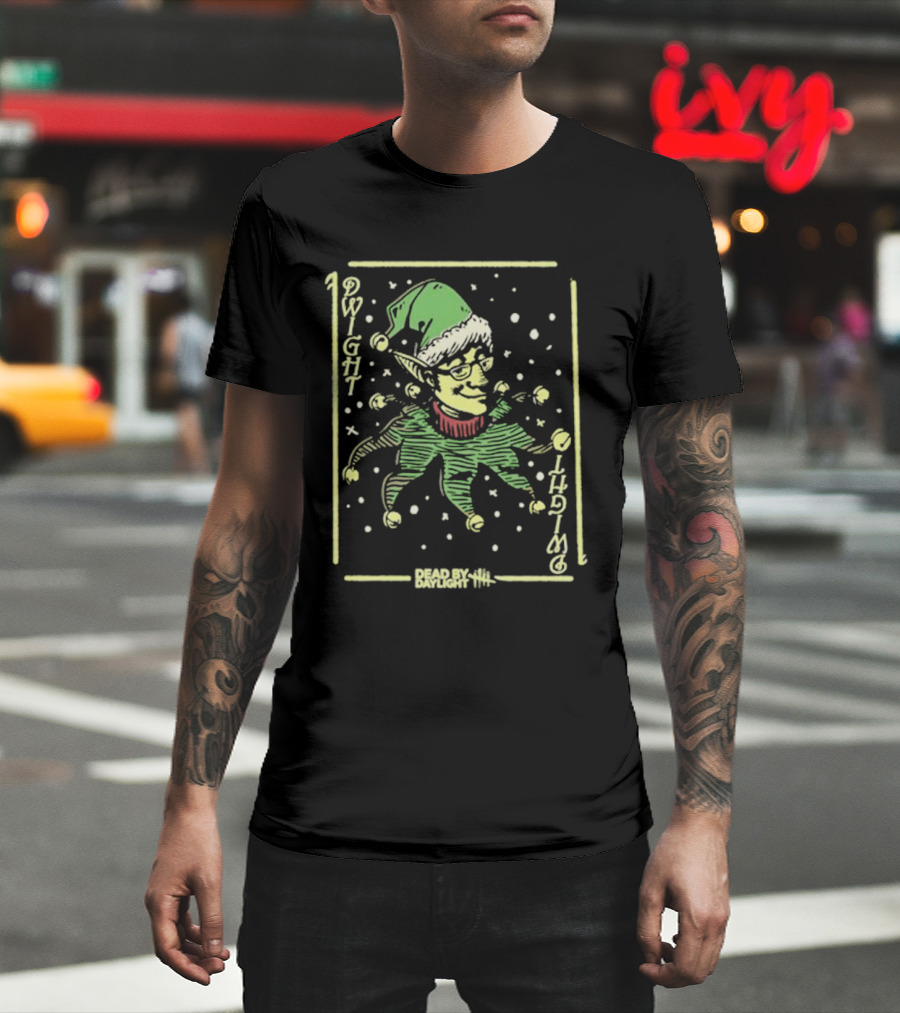 Dead By Daylight Dwight In Dwelf Christmas Attire T-Shirt