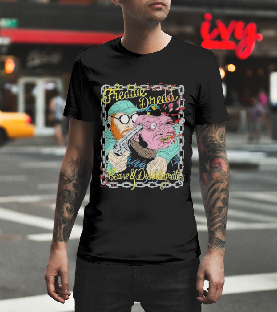 Freddie Dredd Cease And Disintegrate Piggy T-Shirt