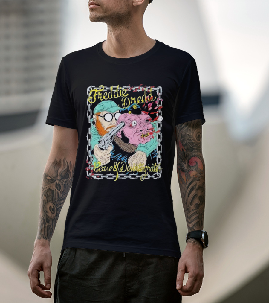Freddie Dredd Cease And Disintegrate Piggy T-Shirt