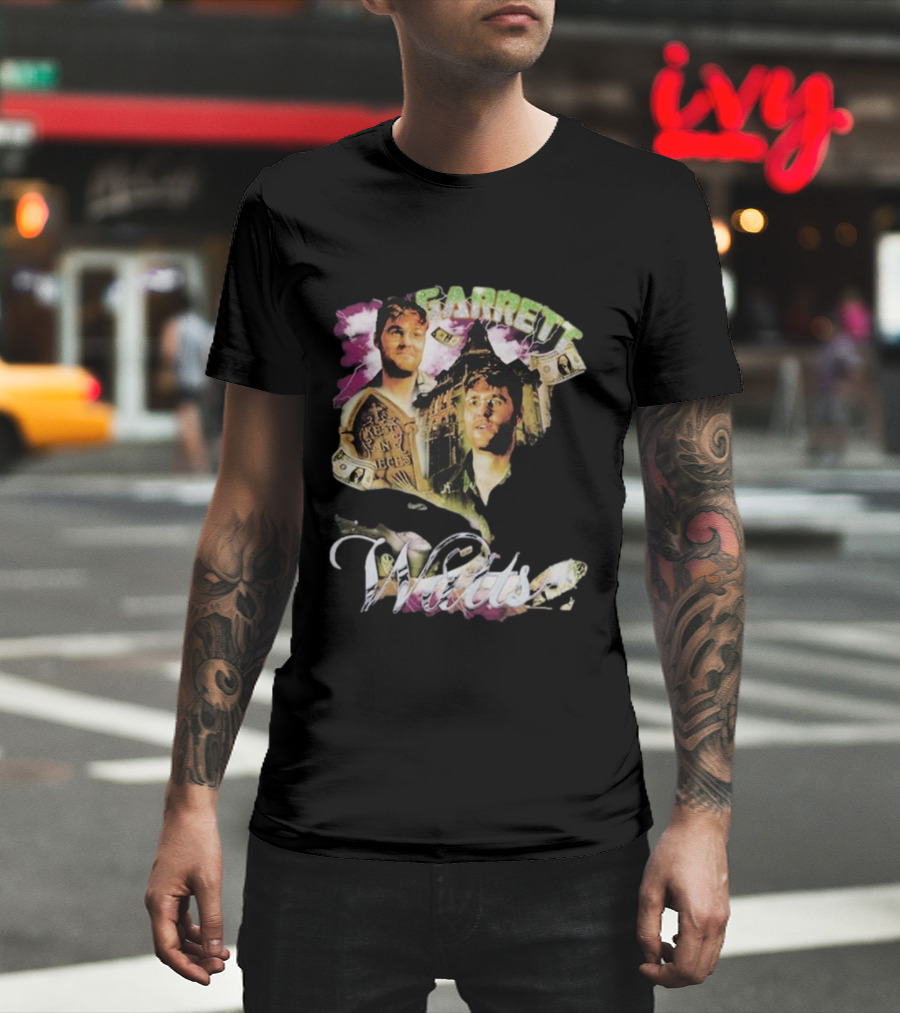 Garett Watts 90's Rap Style Bootleg Design Dollar Bills T-Shirt