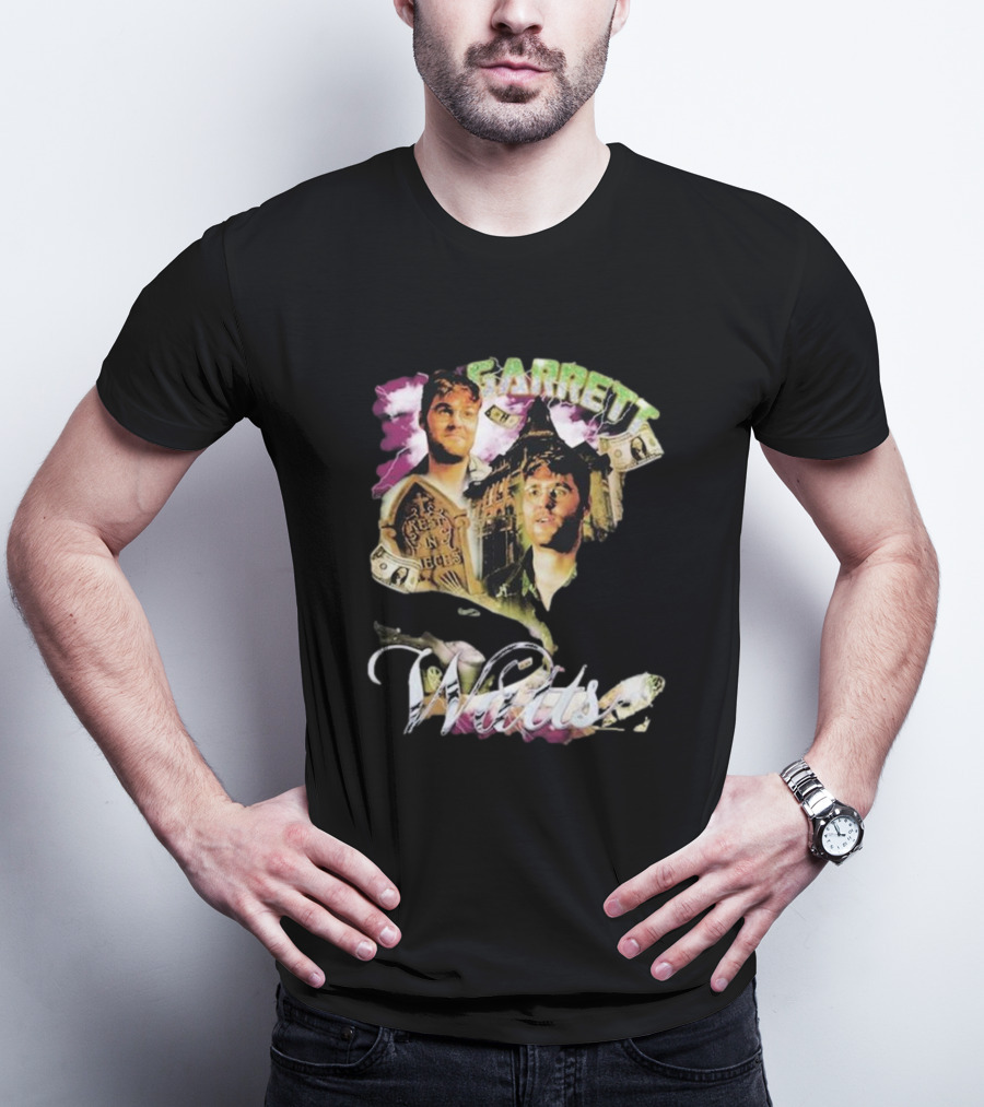 Garett Watts 90's Rap Style Bootleg Design Dollar Bills T-Shirt