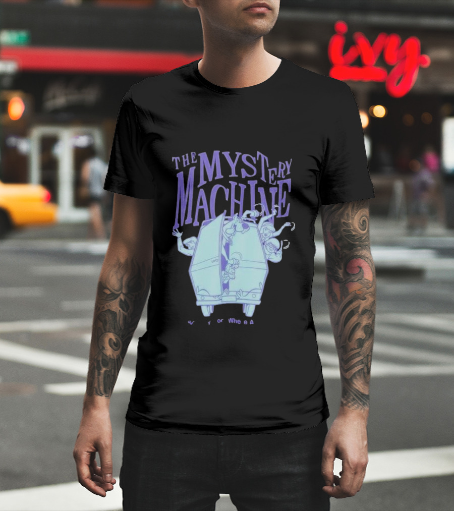 The Mystery Machine Scooby Doo Crew Tonal T-Shirt