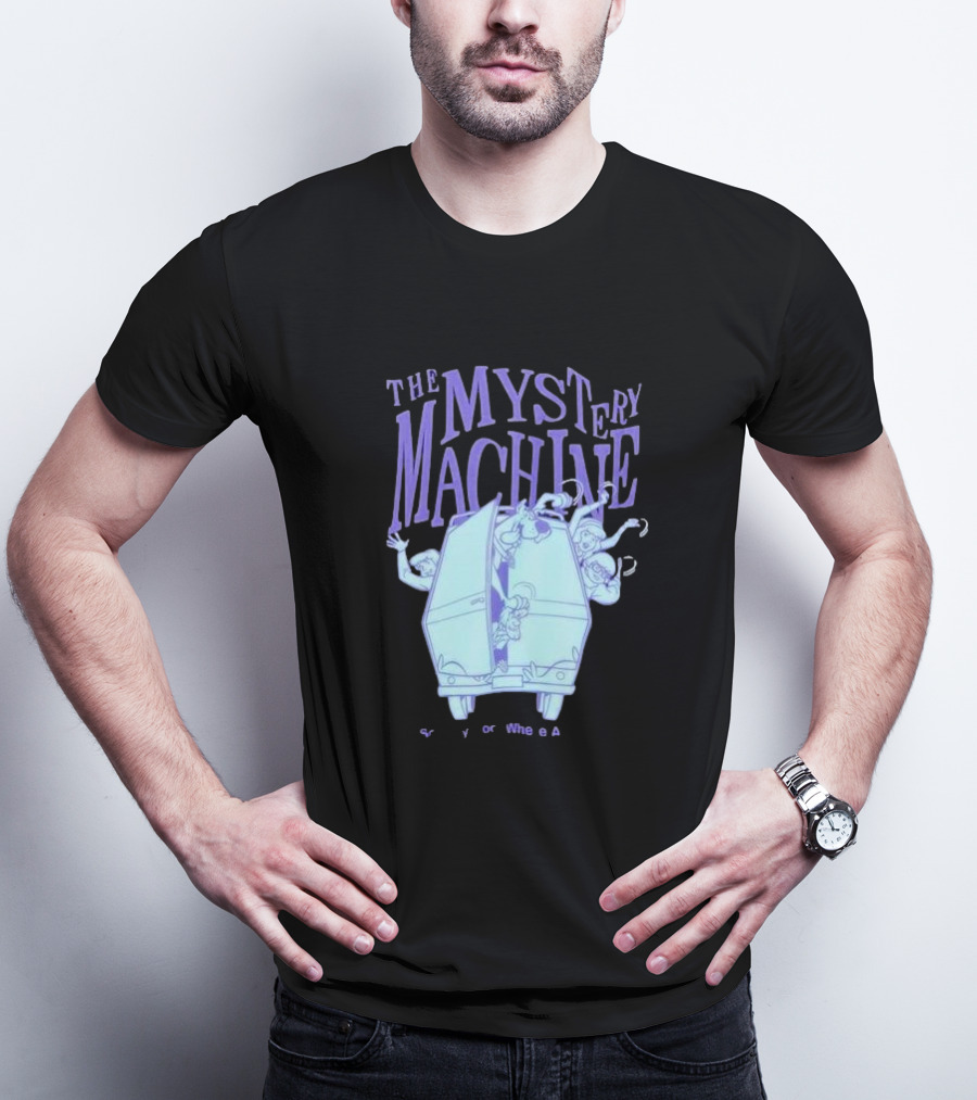 The Mystery Machine Scooby Doo Crew Tonal T-Shirt