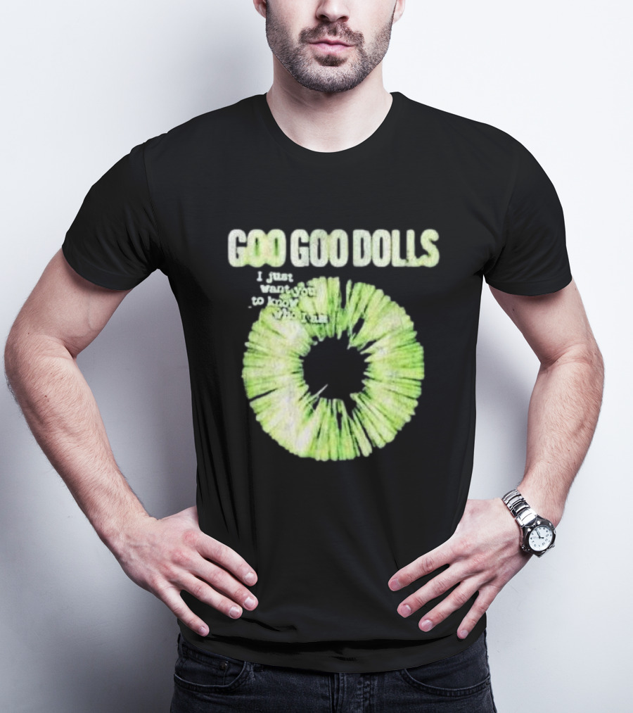 Goo Goo Dolls I Just Want You To Know Who I Am Green Circular T-Shirt