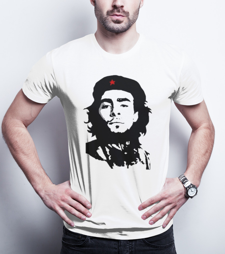Luigi Mangione Che Guevara Iconic Red Star Beret Face T-Shirt