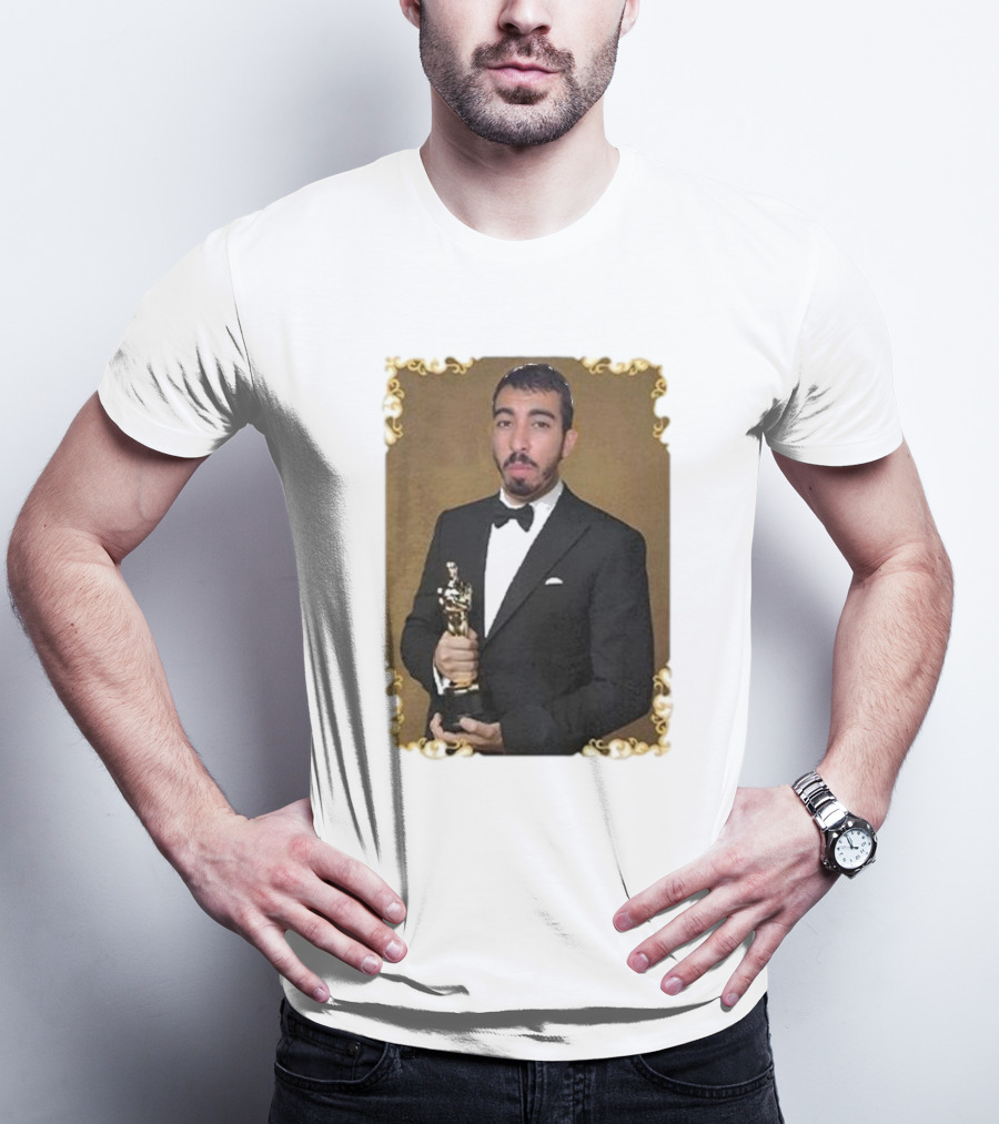 Saleh Jafarawi Mr Fafo Oscar Statue Award Winner T-Shirt