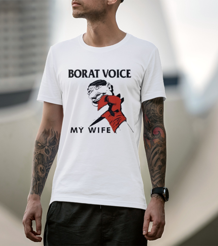 Matt Skiba Borat Voice My Wife Comic T-Shirt