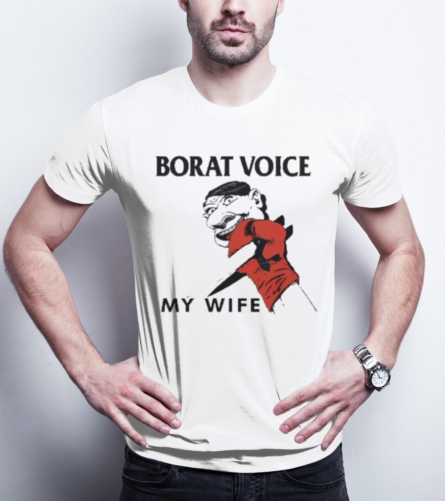 Matt Skiba Borat Voice My Wife Comic T-Shirt