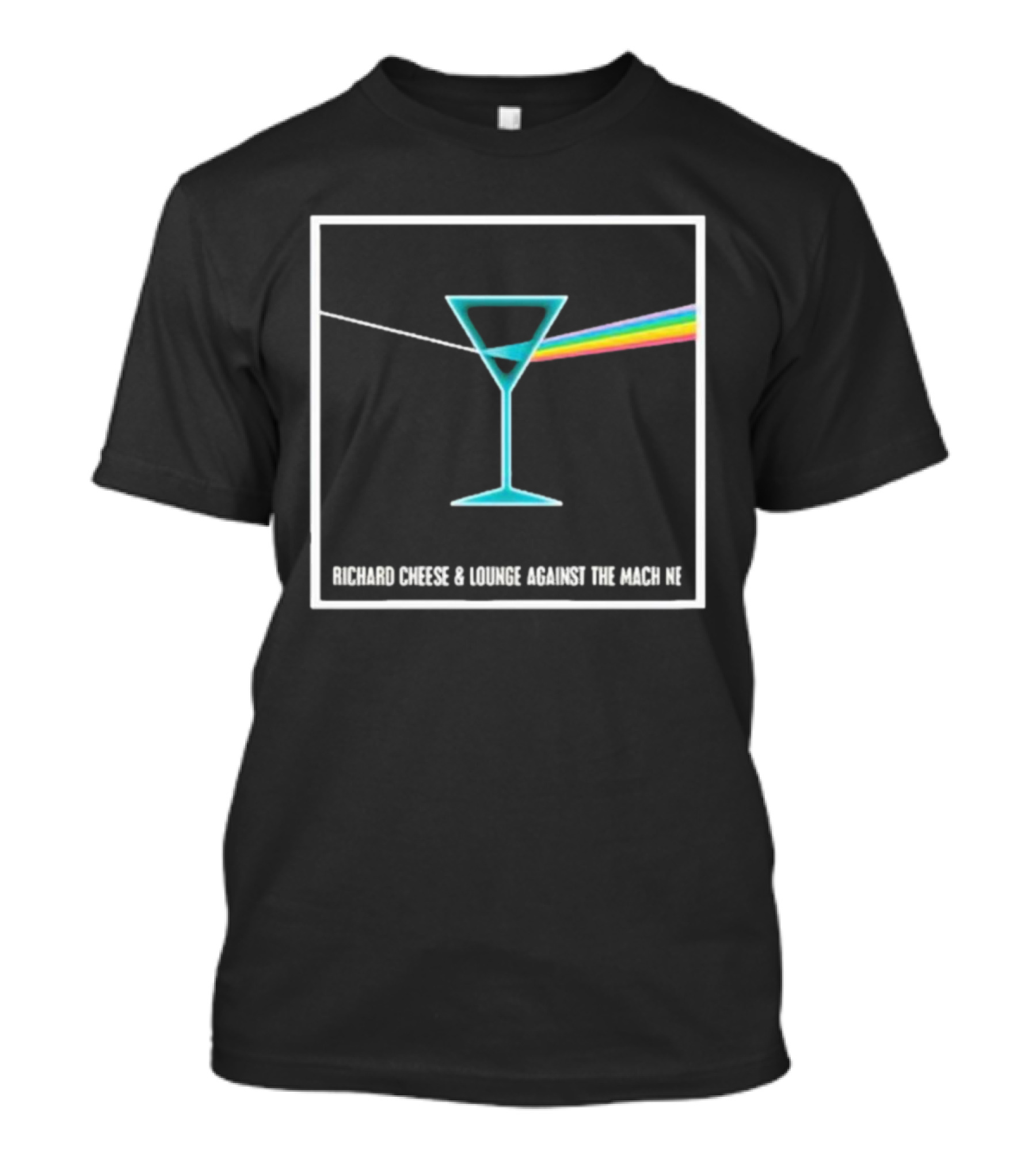 Richard Cheese Lounge Against The Machine Martini Prism T-Shirt