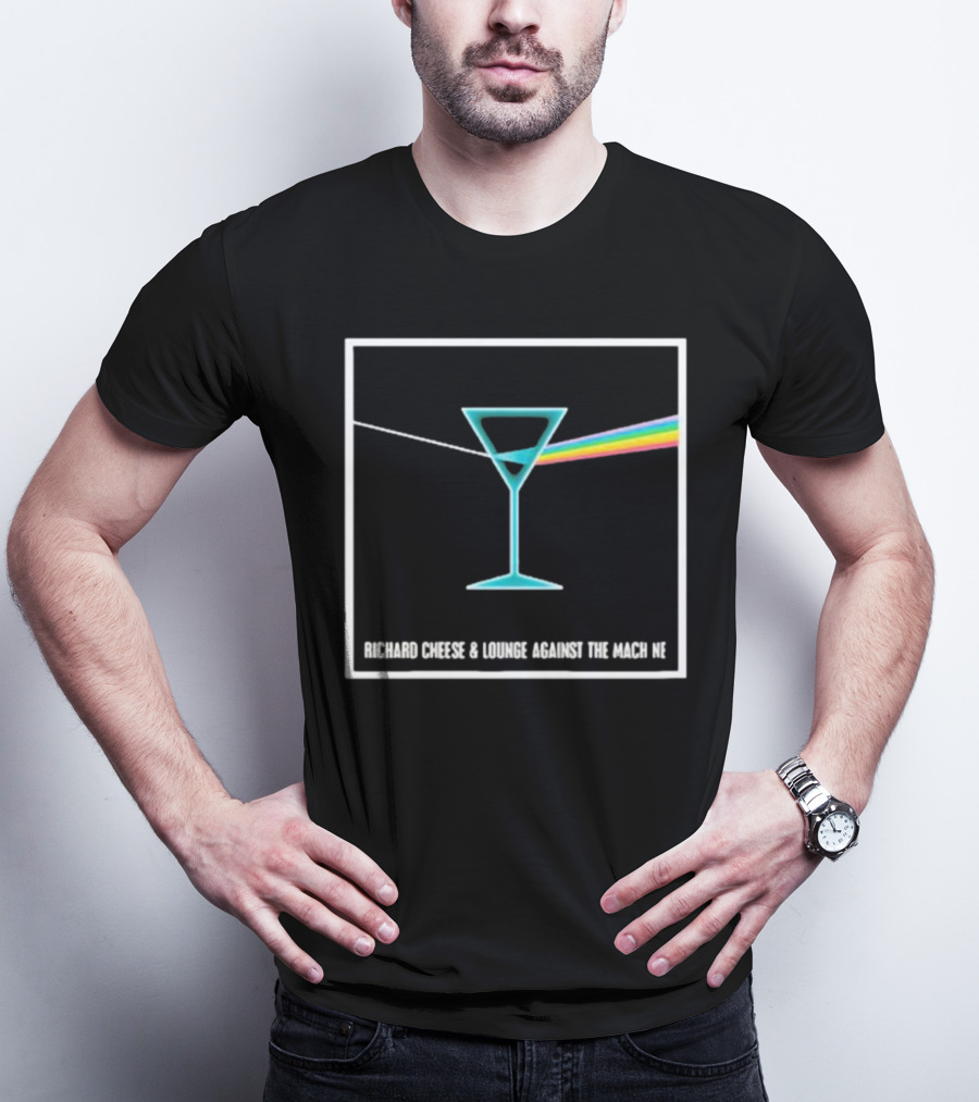 Richard Cheese Lounge Against The Machine Martini Prism T-Shirt