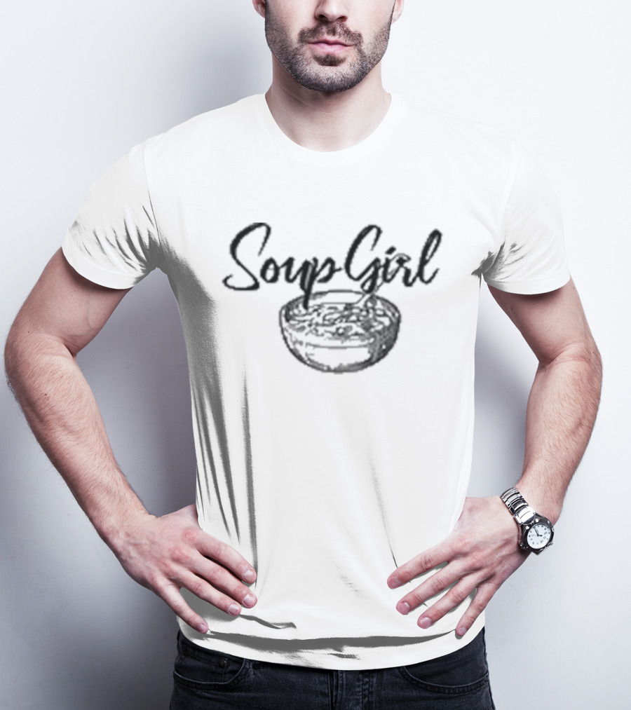 Kat Timpf Soup Girl Bowl Sketch T-Shirt
