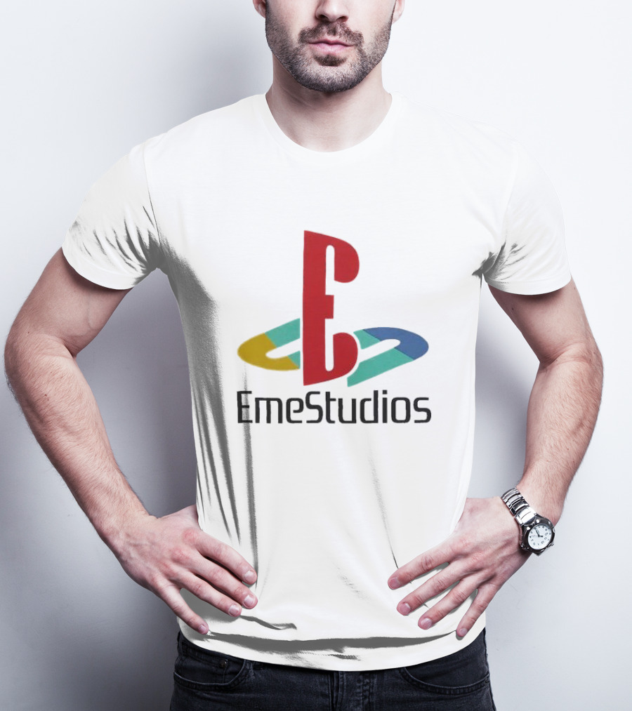 EmeStudios Play Logo With Classic Gaming T-Shirt