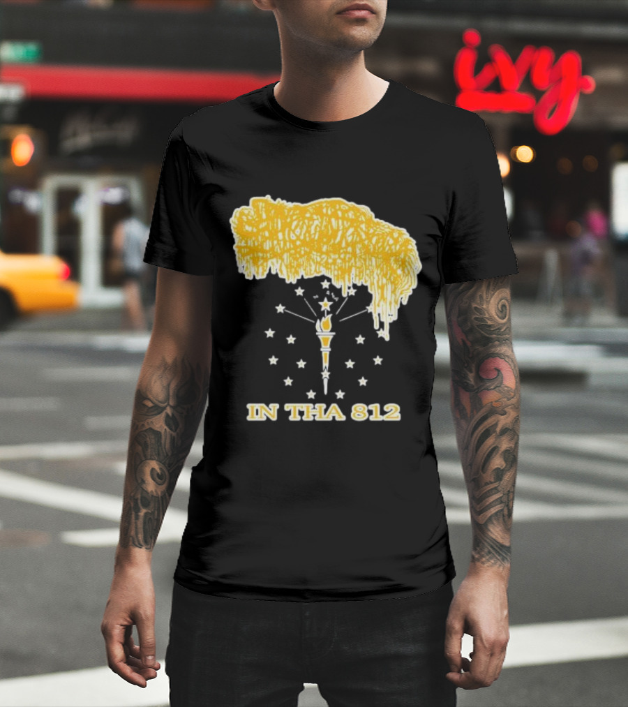 Indiana In Tha 812 Stars Torch Noodles T-Shirt