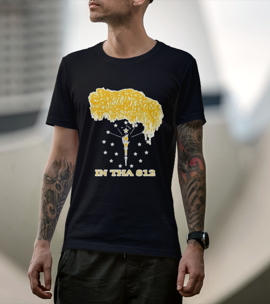Indiana In Tha 812 Stars Torch Noodles T-Shirt