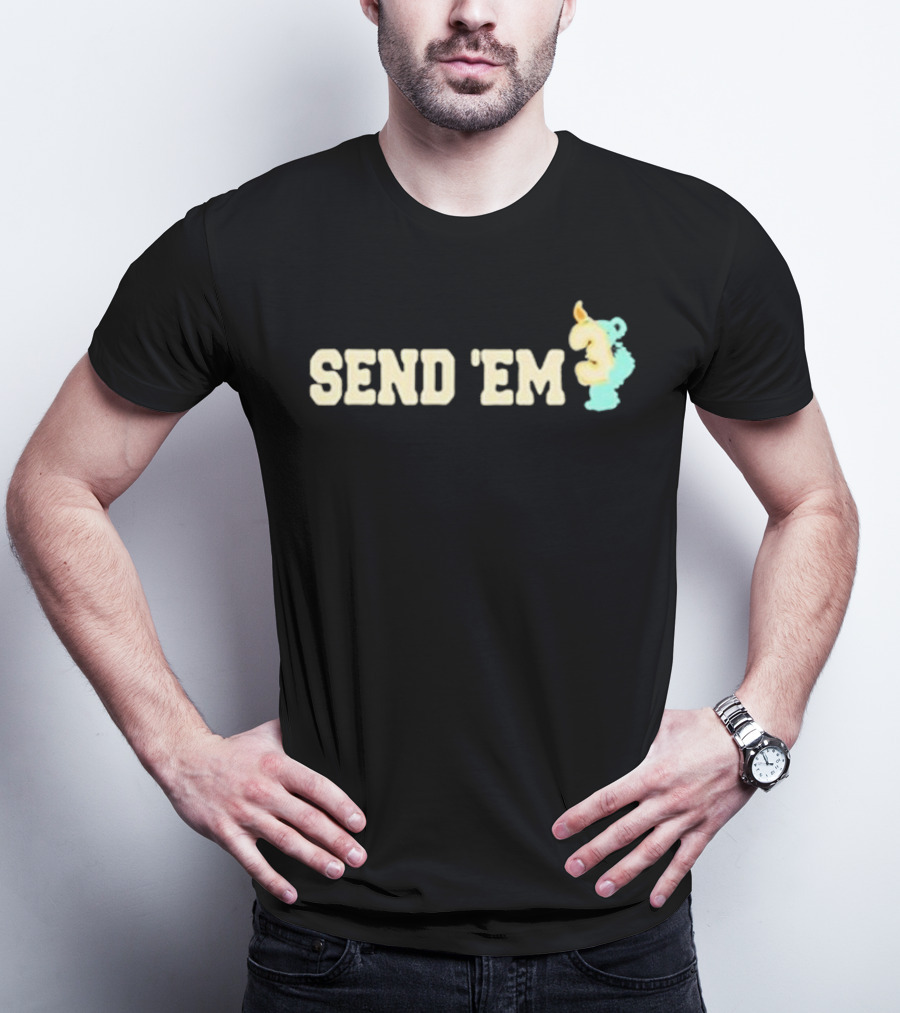 Heaven X Otx Send ’em 3 Year Bear Character T-Shirt