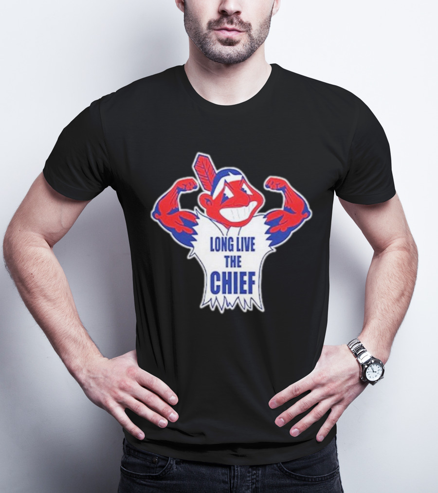 Cleveland Indians Chief Wahoo Long Live The Chief T-Shirt
