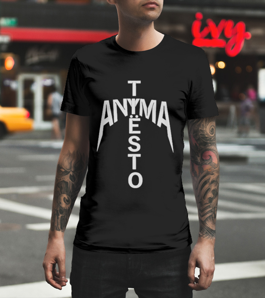 Anyma Tiësto Vintage Metal Band T-Shirt