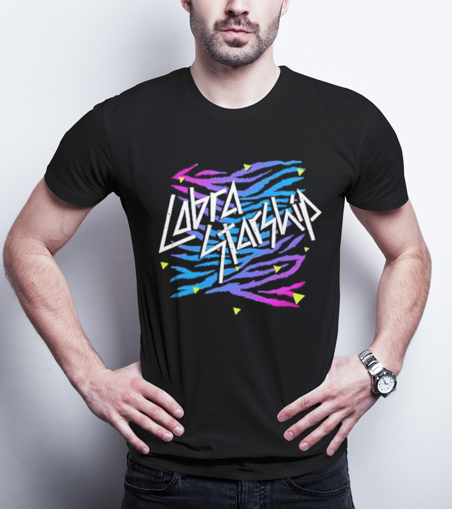 Cobra Starship Neon Zebra Print Tour T-Shirt