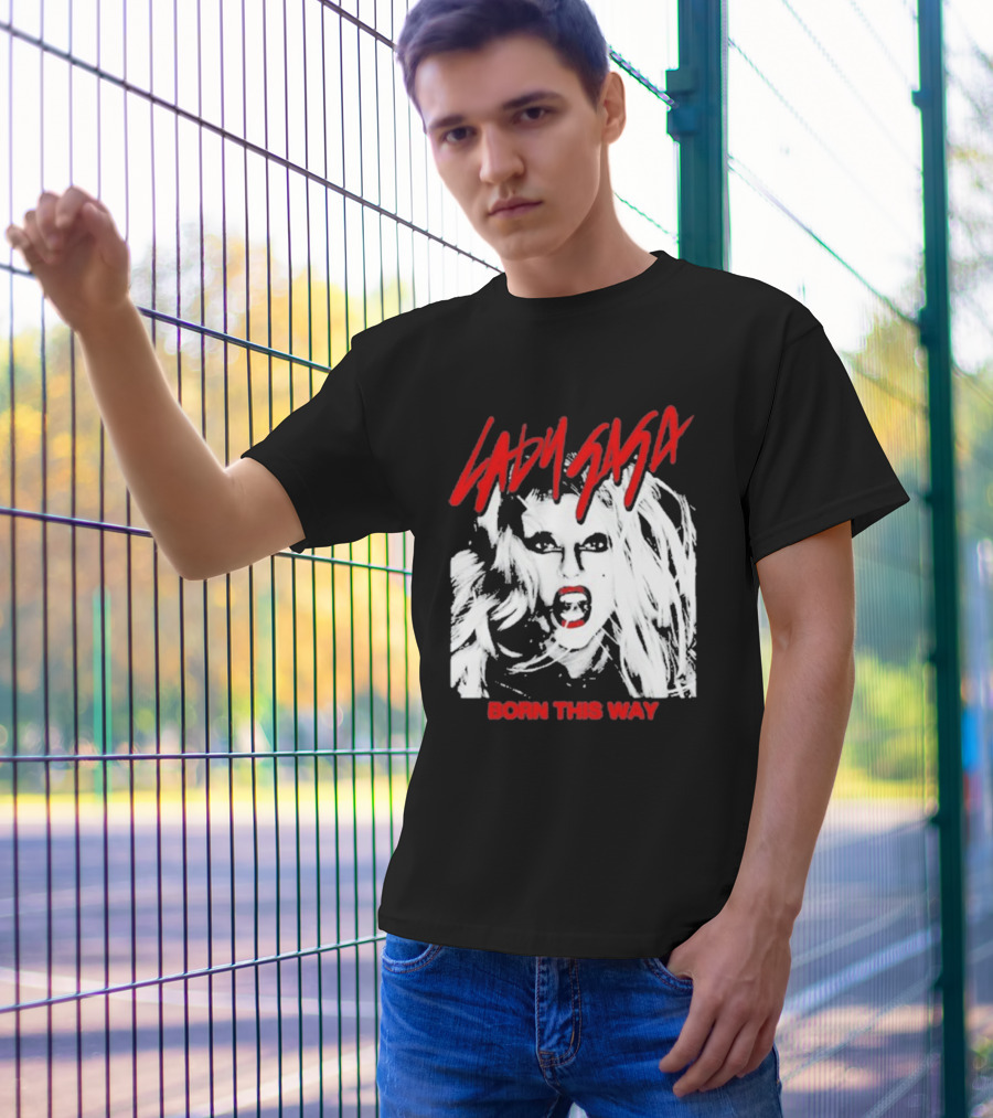 Lady Gaga Born This Way Artwork T-Shirt