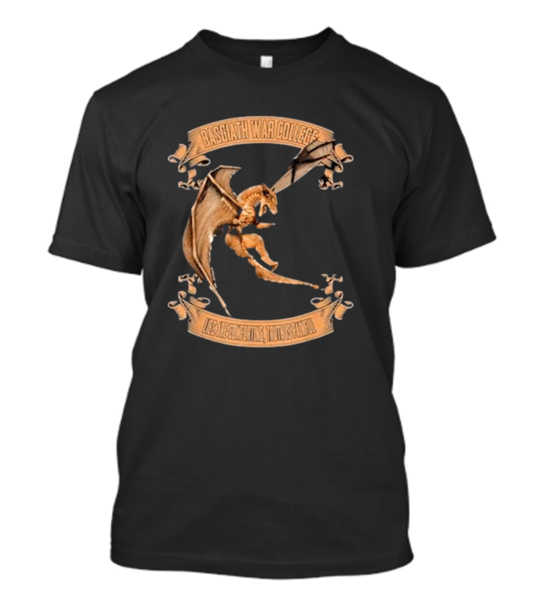 Fourth Wing Basgiath War College Dragon Fearless Mighty Unscathed T-Shirt