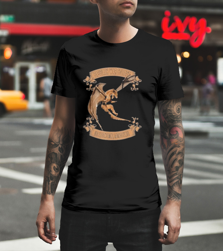 Fourth Wing Basgiath War College Dragon Fearless Mighty Unscathed T-Shirt