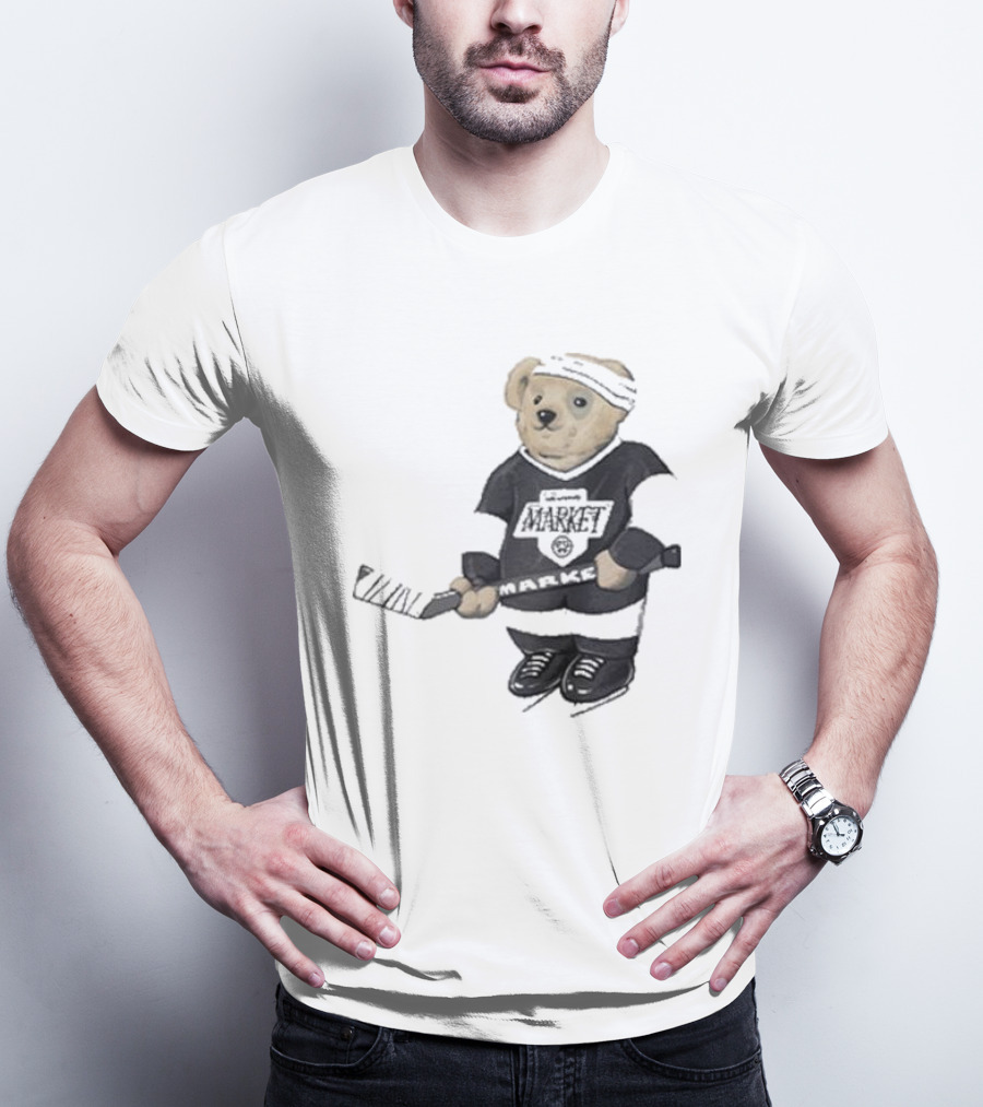 Union Market Hockey Bear T-Shirt