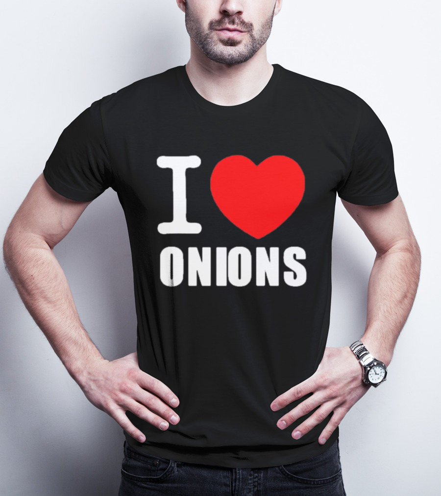 Pizzaslime I Heart Onions T-Shirt