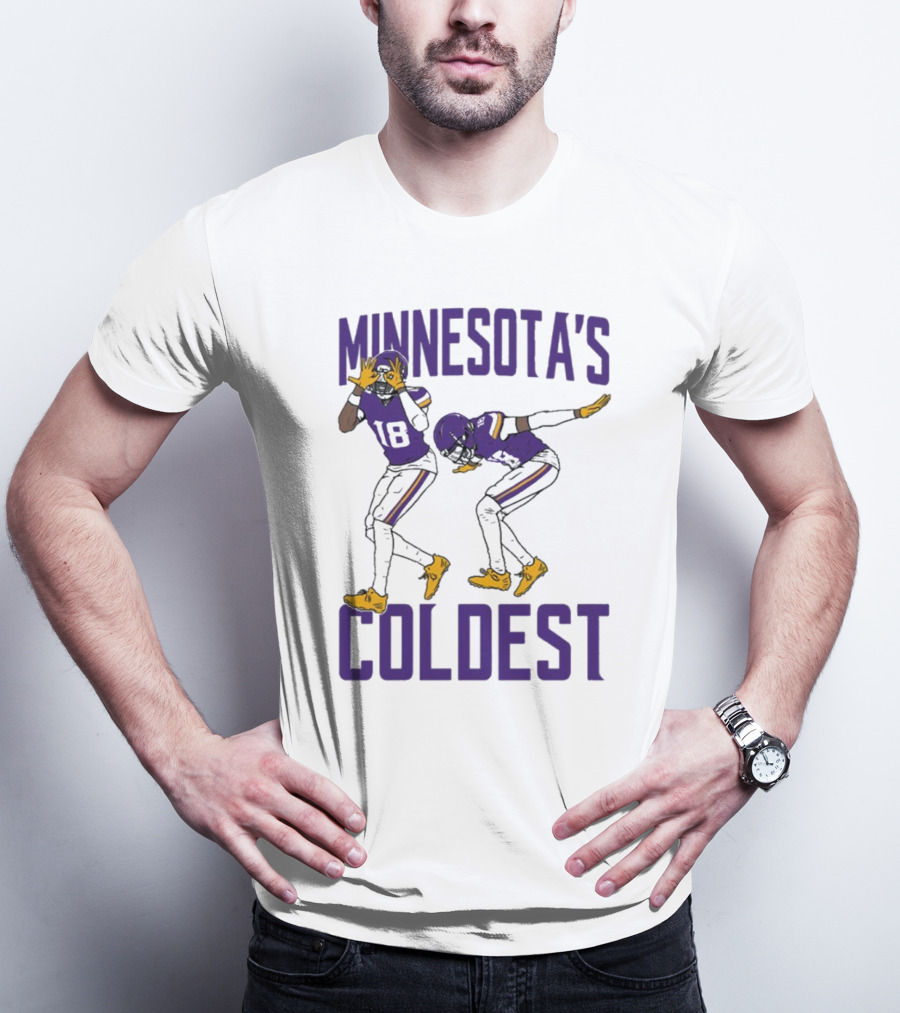 Minnesota’s Coldest Justin Jefferson 18 Football Moves T-Shirt