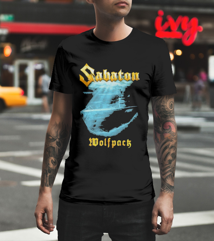 Sabaton Wolfpack Submarine Battle Reflection T-Shirt