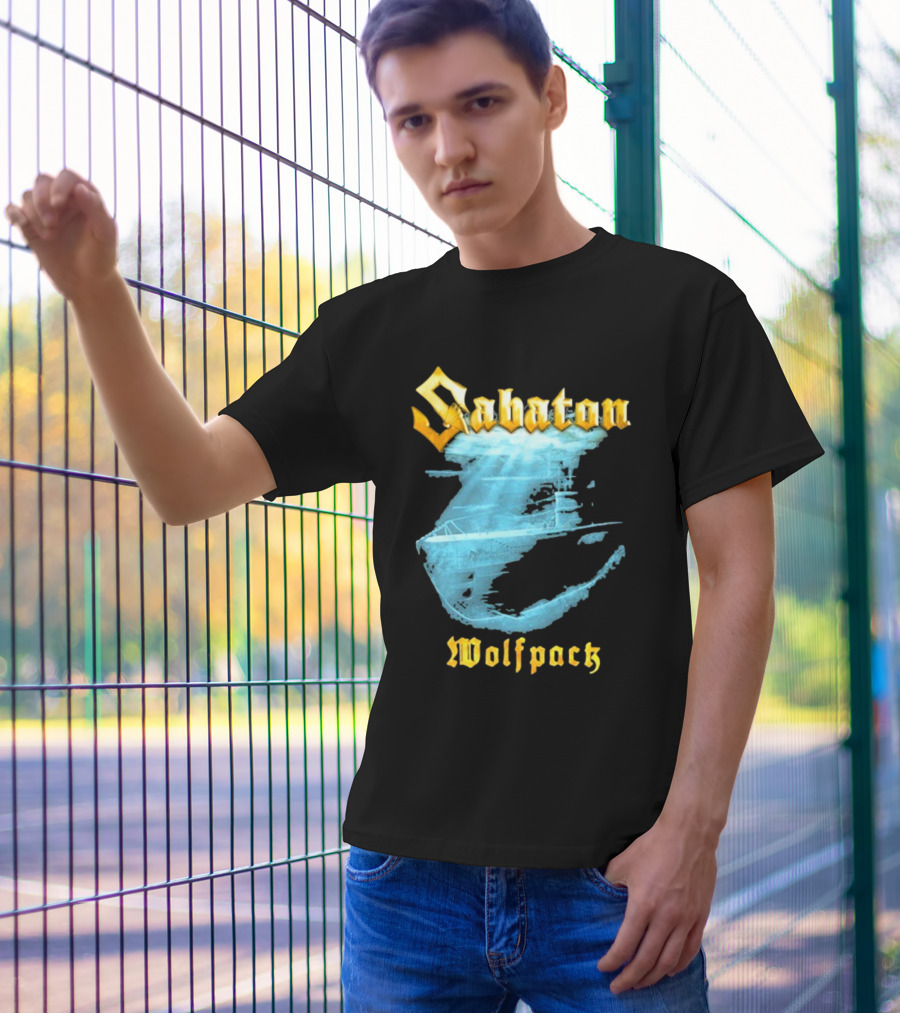 Sabaton Wolfpack Submarine Battle Reflection T-Shirt