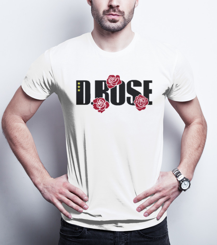 D Rose Slam Roses Stars T-Shirt