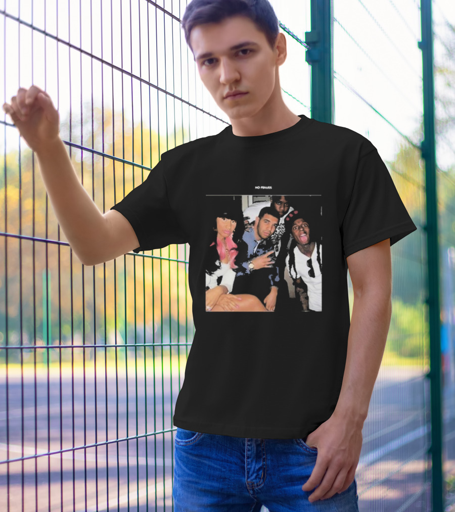 Maiya The Don No Frauds Young Money Crew Photo T-Shirt
