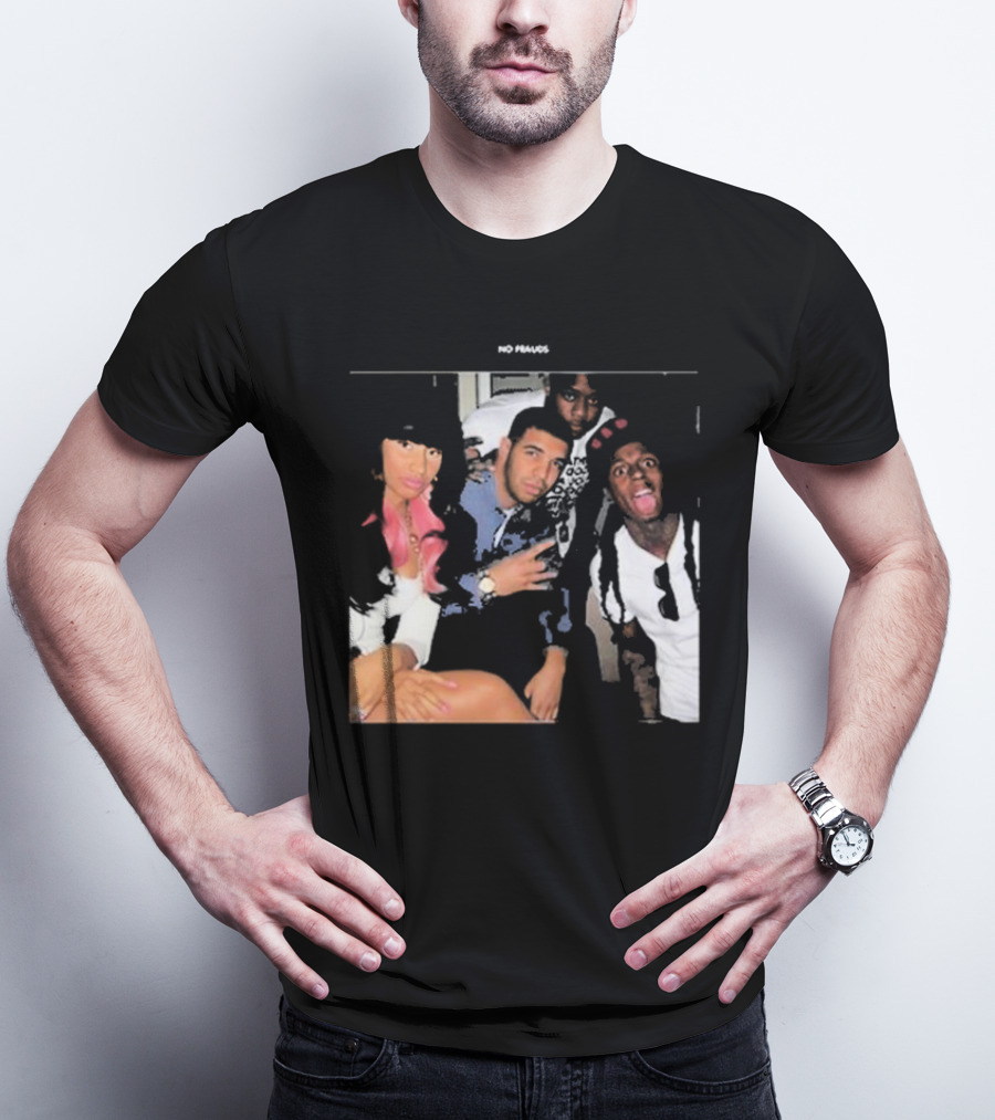 Maiya The Don No Frauds Young Money Crew Photo T-Shirt