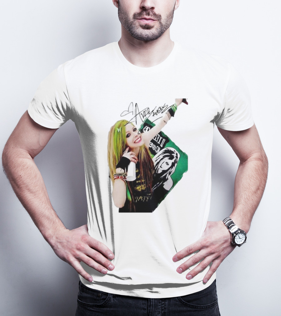 Avril Lavigne Signature Charity Me Img Green Energy Vibe T-Shirt