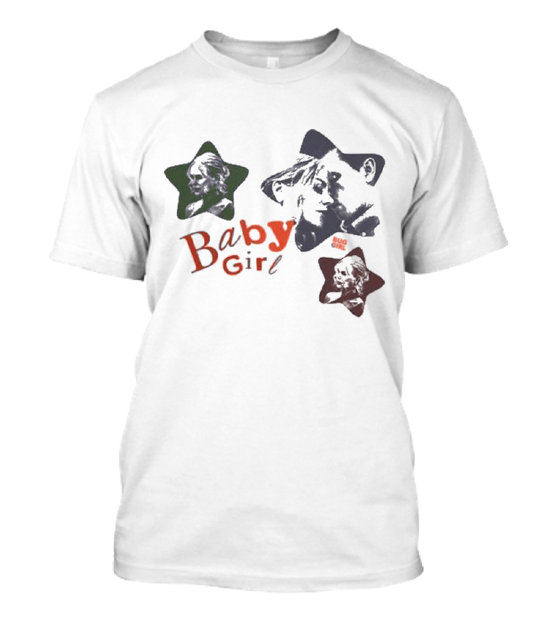 Baby Girl Bug Girl Star Portraits T-Shirt