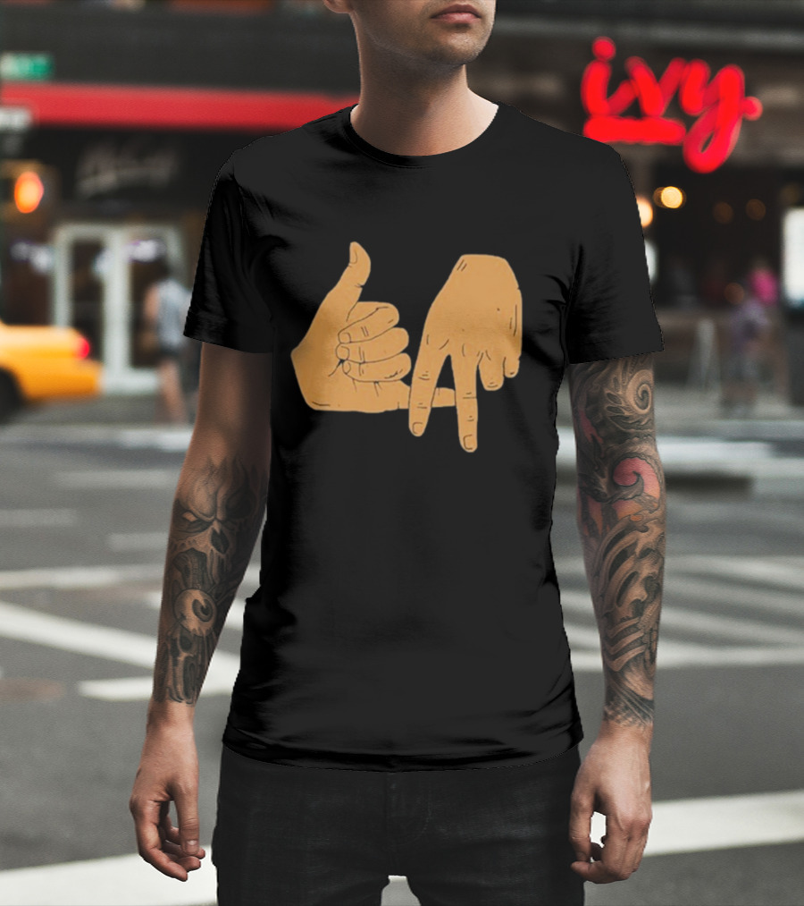 Dirty Coast Los Angeles Hand Gesture T-Shirt