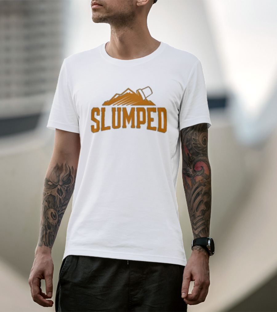 Slumped Gold Mountain Cup T-Shirt