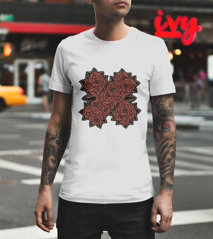 Xplr Sam And Colby Ribsplitter V.2 Floral Rose T-Shirt