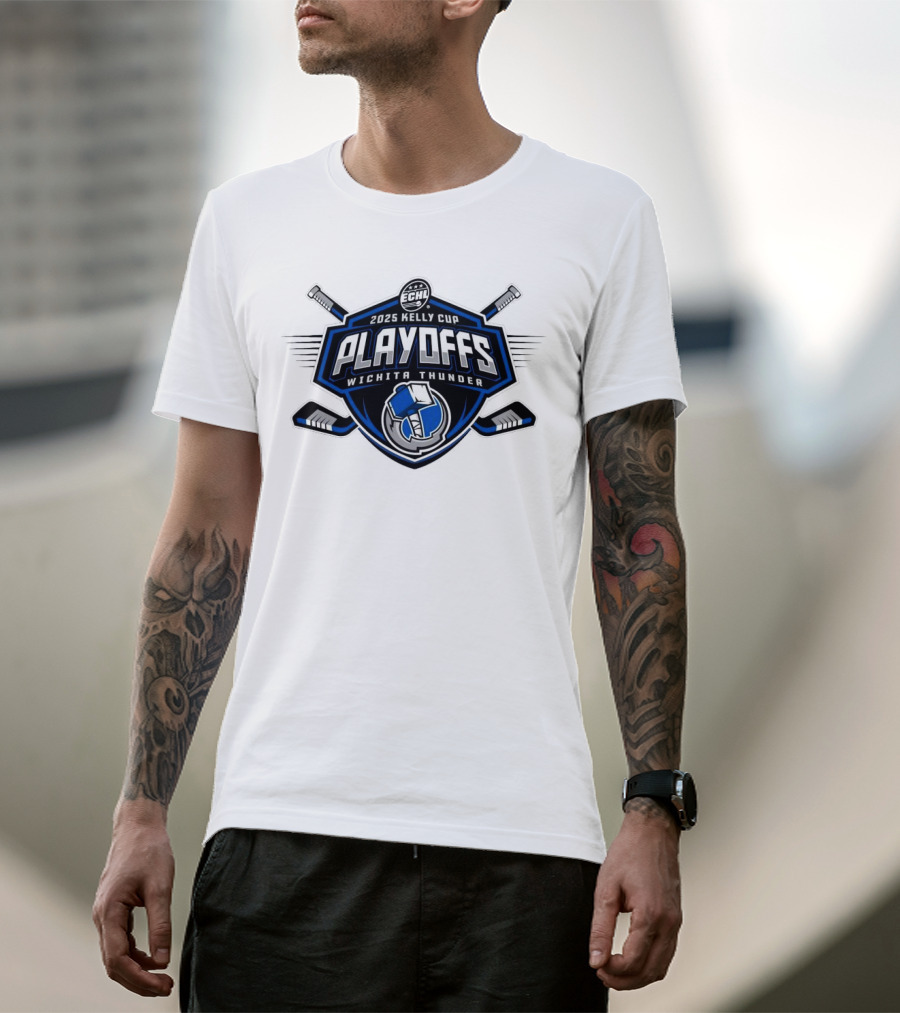 ECHL 2025 Kelly Cup Playoff Wichita Thunder T-Shirt
