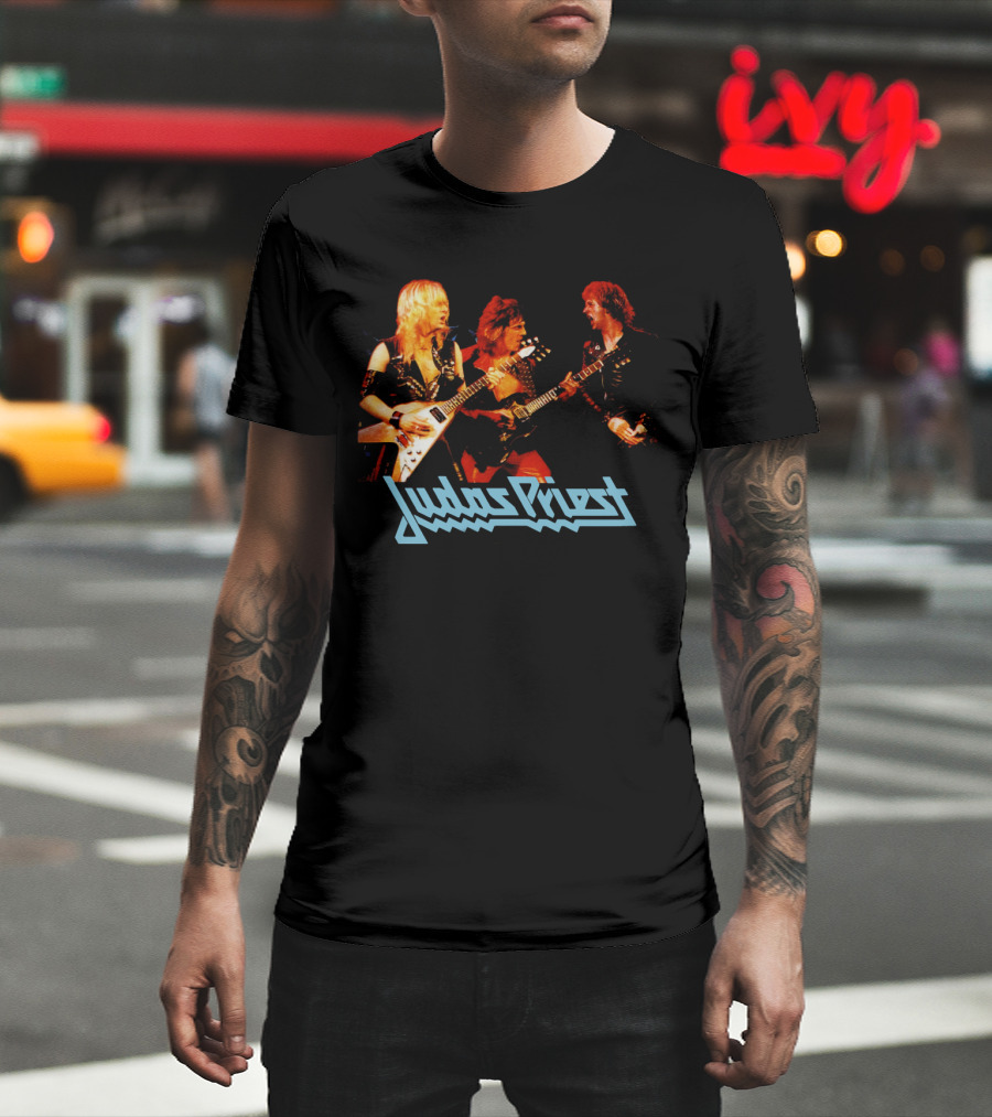 Judas Priest Band British Steeler Concert T-Shirt