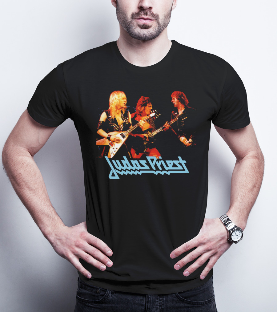Judas Priest Band British Steeler Concert T-Shirt