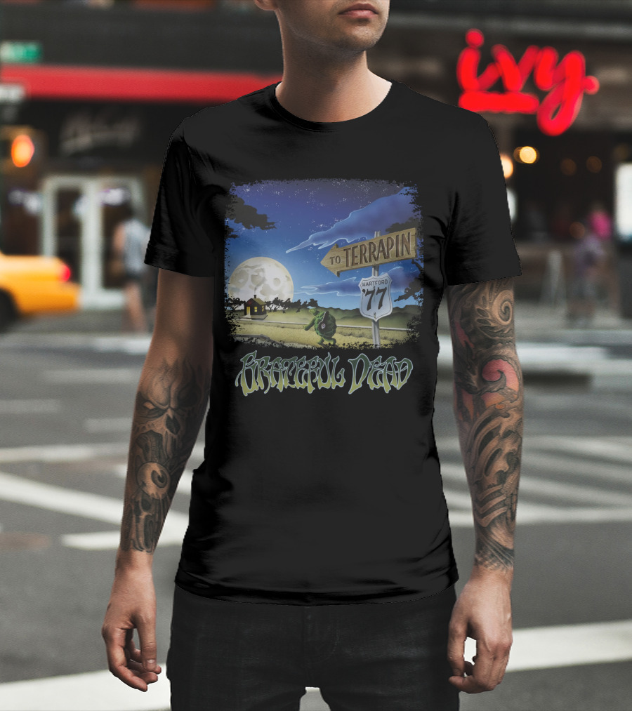 Grateful Dead Terrapin Hartford '77 Moonlit Journey T-Shirt