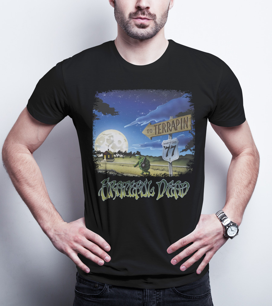 Grateful Dead Terrapin Hartford '77 Moonlit Journey T-Shirt
